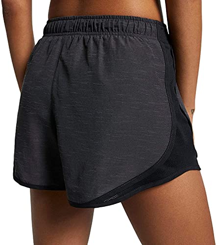 Nike Dry Women's Tempo Dri-Fit Running Shorts (Heather Black/Black, Medium)