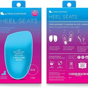 Heel That Pain Plantar Fasciitis Insoles Blue, Medium (W 6.5-10, M 5-8) & Heel That Pain Foot Massage and Mobility Ball & Heel That Pain Kinesiology Tape - 2" x 16.6yds, All-Purpose KT Tape