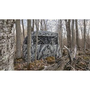 Guide Gear Flare 270 Pop-Up Hunting Camo Ground Blind for Deer, Duck, Bow, and Turkey Hunting Gear, Equipment, and Accessories, Mossy Oak Break-Up Country