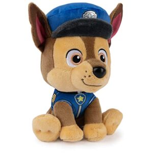 GUND Official PAW Patrol Chase in Signature Police Officer Uniform Plush Toy, Stuffed Animal for Ages 1 and Up, 6" (Styles May Vary)