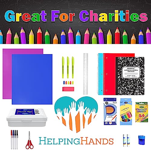 School Supplies for Kids, Back to School Supply Box, Supplies for Girls Or Boys, Supplies Bundle Kit (1)