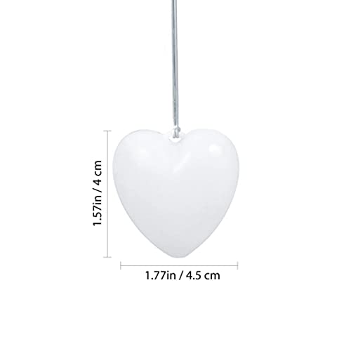 Purse LED Light, handbag, 2 Pack Bundle, One Round + One Heart Shaped. Handbag, bag, Original Gift (White) Key Chain Illuminator, Leash Included