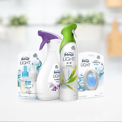 Febreze Light Odor-Eliminating Air Freshener, Sea Spray, 8.8 fl oz (Pack of 1)