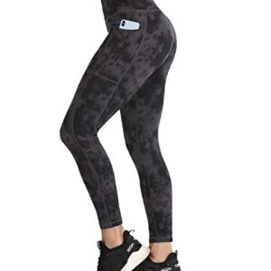 Amazon Essentials Women's High Waisted Yoga Leggings, 1364-ink Print, Small