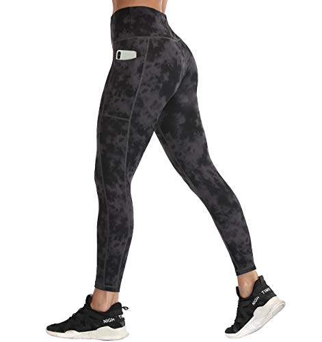 Amazon Essentials Women's High Waisted Yoga Leggings, 1364-ink Print, Small