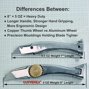 CUTTEREX Heavy Duty Shark Knife Vinyl Knife Utility Knife Roofing Knife Delphin Dolphin Carpet Knife