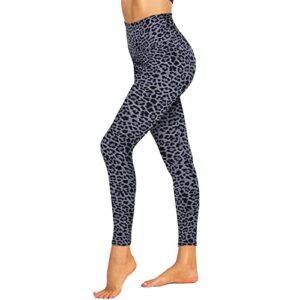 zoosixx black high waisted leggings and capri for women, buttery soft printed athletic leggings