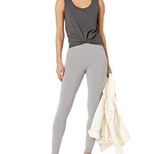 Amazon Essentials Women's Legging, Grey Heather, Large