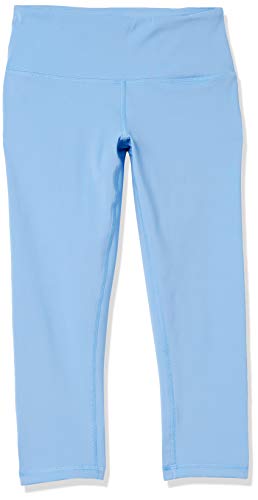 Amazon Essentials Women's Active Sculpt Mid Rise Capri Legging, French Blue, Large