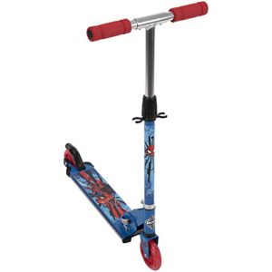 Huffy Marvel Spider-Man Electro-Light Inline Scooter for Kids, Blue