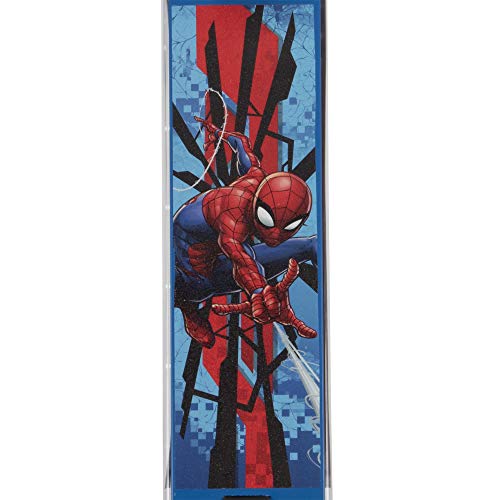 Huffy Marvel Spider-Man Electro-Light Inline Scooter for Kids, Blue