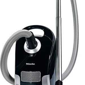 Miele Compact C1 Turbo Team Bagged Canister Vacuum, Obsidian Black