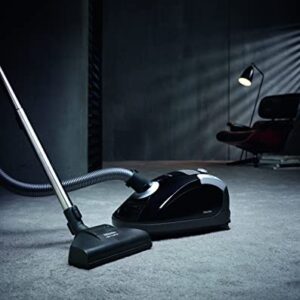 Miele Compact C1 Turbo Team Bagged Canister Vacuum, Obsidian Black