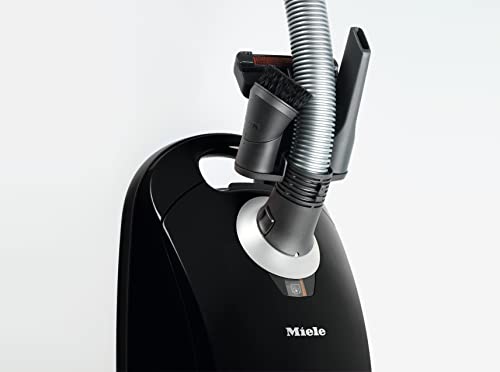 Miele Compact C1 Turbo Team Bagged Canister Vacuum, Obsidian Black