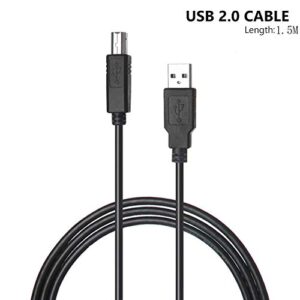 USB 2.0 Cable USB Cord Compatible for Cricut Explore Air 2,Cricut Maker,Brother ScanNCut SDX125E,SDX125EGY,SDX85