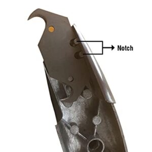 Zeluga ZL101 Safety Vinyl Shark Knife with Dual Magnet and 2 Notches