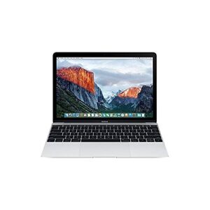 Early 2016 Apple MacBook with 1.1 GHz Intel Core m3 (12 inch, 8GB RAM, 256GB SSD) Silver (Renewed)