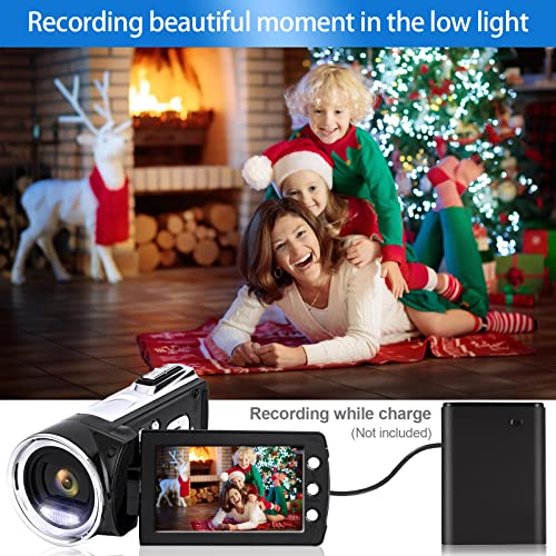 Vmotal Video Camera Camcorders 24 MP Digital Camera Video Recorder FHD 1080P 30FPS 2.7 Inch Vlogging Camera YouTube TikTok Camcorder for Kids Children Student Teenager Beginner