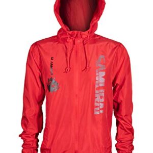 Jinx Cyberpunk 2077 Chippin In Men's Windbreaker Jacket, Red, Large