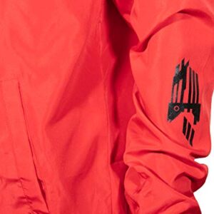 Jinx Cyberpunk 2077 Chippin In Men's Windbreaker Jacket, Red, Large