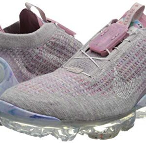 Nike Women's W AIR Vapormax 2020 FK Running Shoe, Black White Barely Volt Atomic Pink Royal Pulse Crimson Tint, 3.5 UK