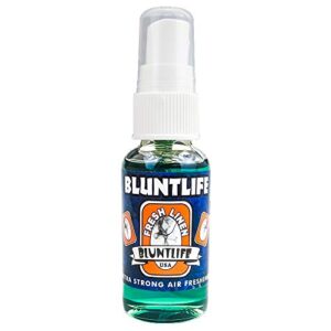 bluntlife air freshener spray 1.0 oz. bottle long lasting - choose your scent (fresh linen)