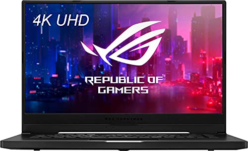 ASUS ROG Zephyrus M15 15.6" 4K Ultra HD (3840 x 2160) Gaming Laptop, Intel Core i7-10750H, 16GB Memory, 1TB SSD, NVIDIA GeForce RTX 2060, Windows 10, Prism Black