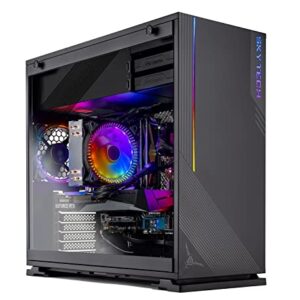 Skytech Azure Gaming PC Desktop - AMD Ryzen 5 5600X 3.8GHz, RTX 3070 8GB, 16GB 3200, 1TB NVME SSD, 650W Gold PSU, Windows 10 Home 64-bit, Black