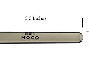 MOCO 10 Pieces Cigarette Storage Tubes, Airtight Smell Proof Odor Sealing Pre-Roll Tubes, Plastic Cigarette Travel Containers, 5.30inch 135mm Fits King Size