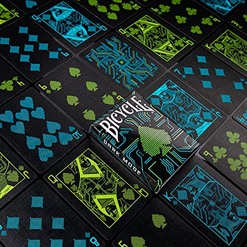 Bicycle Dark Mode Playing Cards, Black