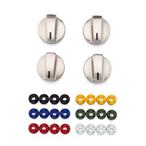 smart choice range knob kit, fits most, stainless steel - knobkit4s