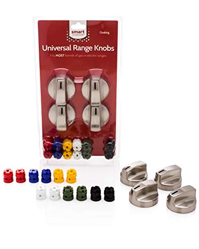 Smart Choice Range Knob Kit, Fits Most, Stainless Steel - KNOBKIT4S