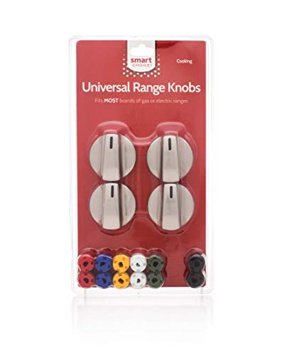 Smart Choice Range Knob Kit, Fits Most, Stainless Steel - KNOBKIT4S