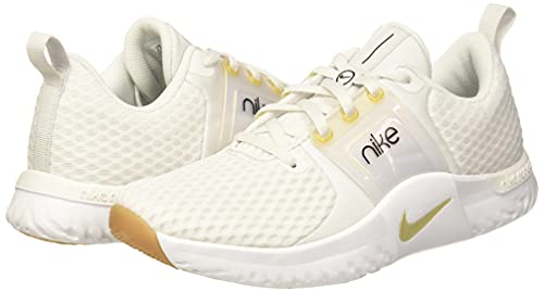 Nike Renew in-Season Tr 10 Sports Shoes Women Grey/Gold - 9.5 - Multisport Shoes