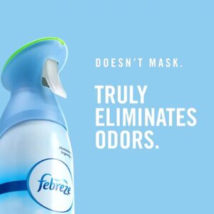 Febreze Air Freshener and Odor Eliminator Spray– one each of Linen & Sky, Original, Hawaiian Aloha and Fresh Scents. 250g or 8.8oz each (Pack of 4)