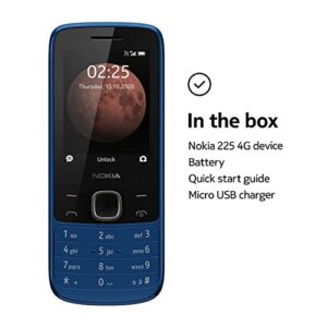 Nokia 225 | GSM Unlocked Mobile Phone | 4G | Blue