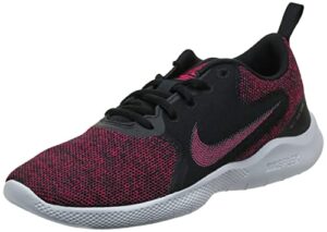 nike women's wmns flex experience rn 10 running shoe, black fireberry dk smoke grey iron grey, 6.5