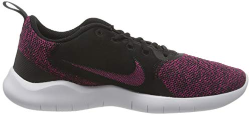 NIKE Women's WMNS Flex Experience RN 10 Running Shoe, Black Fireberry Dk Smoke Grey Iron Grey, 6.5