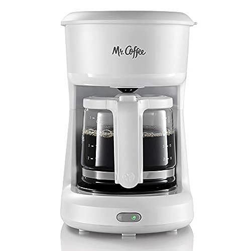 Mr. Coffee 2134286 ® 5-Cup Mini Brew Switch Coffee Maker, White