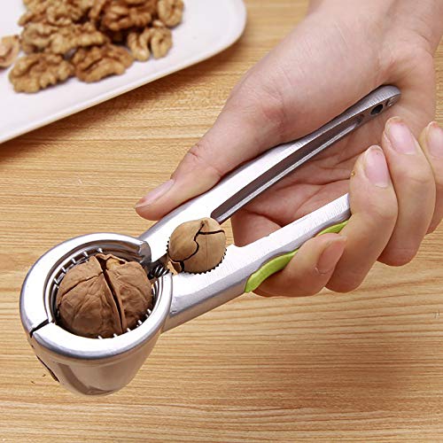 Cabilock Nut Cracker Hazelnut Walnut Shell Pecan Opener Nutcracker Seafood Crab Tongs Crackers Walnut Pine Sheller Kitchen Tool