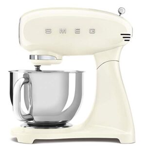 smeg 50's retro cream on cream stand mixer