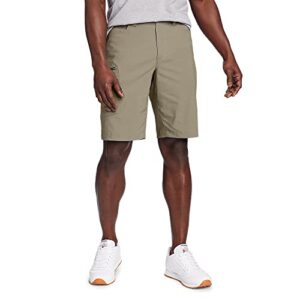 eddie bauer men's rainier shorts, light khaki rainier, 33