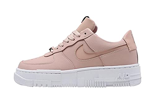 Nike Women's Air Force 1 Pixel Casual Fashion Sneaker Ck6649-001, Particle Beige/Black/White/Particle Beige, 8.5