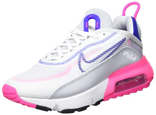 NIKE Women's Running Shoe, White Concord Pink Blast Pure Platinum, 7