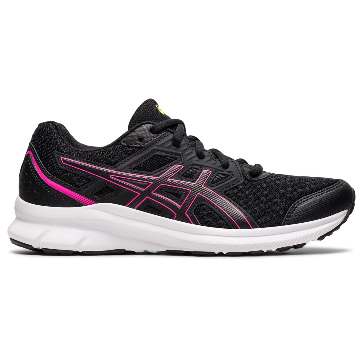 ASICS Women's Jolt 3 Running Shoes, 8.5, Black/HOT Pink