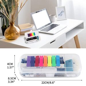 123 Pcs Office Supplies Kit with Desk Organizers, Office Stationery Set, Mini Office Supply Kit Includes Stapler, Paper Clips, Push Pins, Highlighters for Desktop Accessories Set, School Supplies