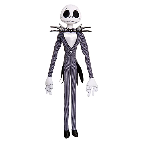 Disney Tim Burton's Nightmare Before Christmas 16-Inch Tall Jack Skellington Plush, Stuffed Toys for Kids, by Just Play