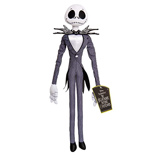 Disney Tim Burton's Nightmare Before Christmas 16-Inch Tall Jack Skellington Plush, Stuffed Toys for Kids, by Just Play