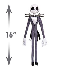 Disney Tim Burton's Nightmare Before Christmas 16-Inch Tall Jack Skellington Plush, Stuffed Toys for Kids, by Just Play