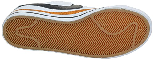 NIKE Women's Low-Top Sneakers, White/Desert Ochre/Team Orange/Black, 5.5